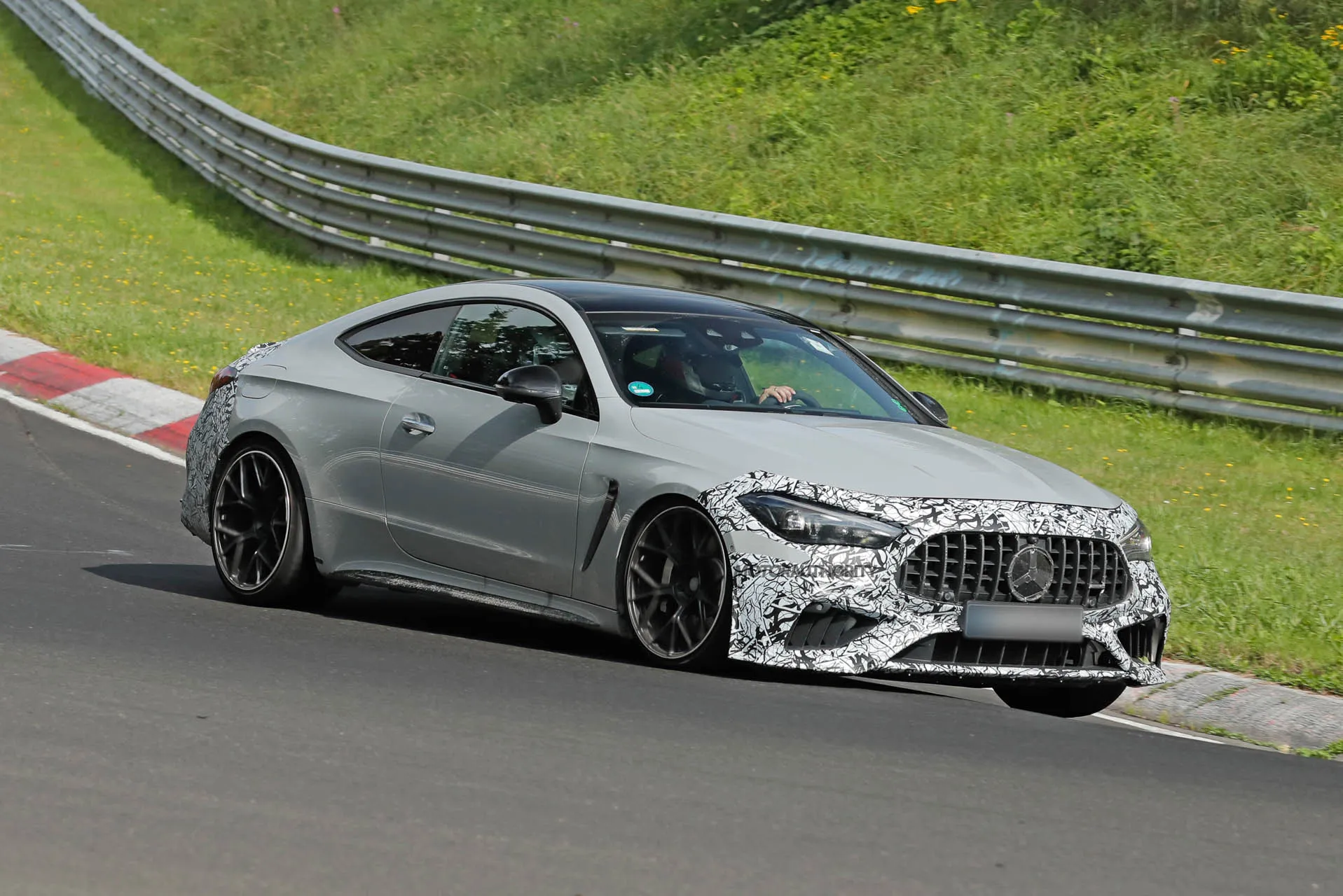 2026 Mercedes-AMG CLE 63 spied possibly testing V-8 engine AUTOJUNCTION ...